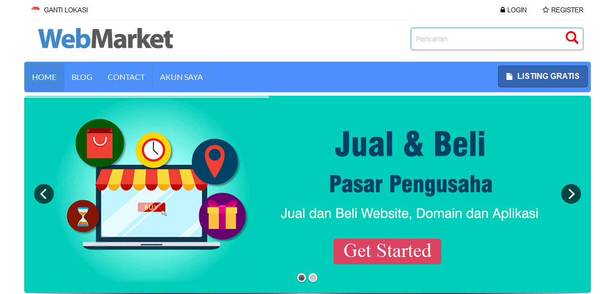 Tempat Jual Beli Website, Domain dan Aplikasi Terpercaya